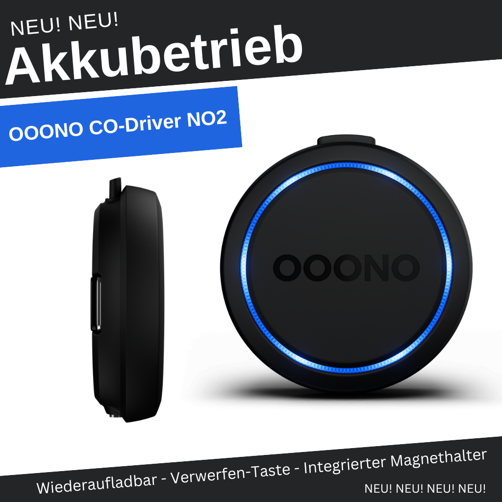 Der neue OOONO CO-DRIVER NO2 mit Akkubetrieb – OOONO Partner-Shop Austria